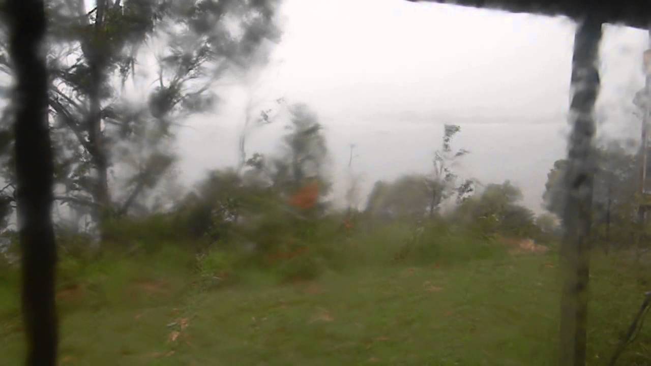 Cyclone Marcia Tail Hitting Russell Island update 2 - YouTube