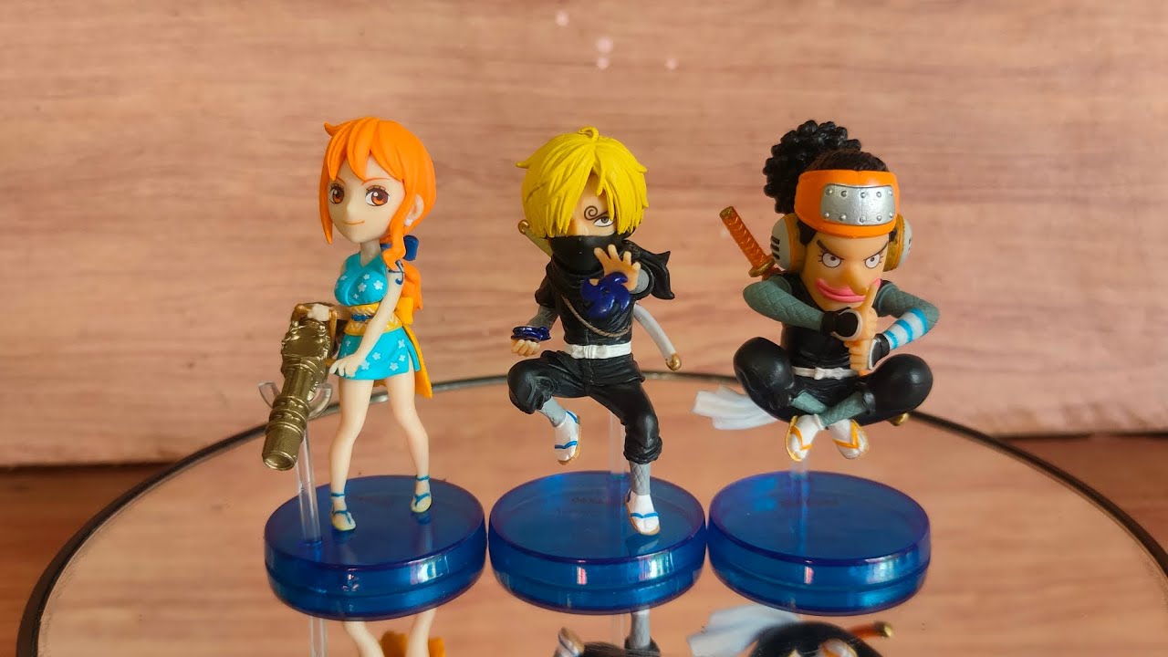 One Piece || Unboxing WCF Nami, Sanji and Usopp Wanokuni Style #anime # ...