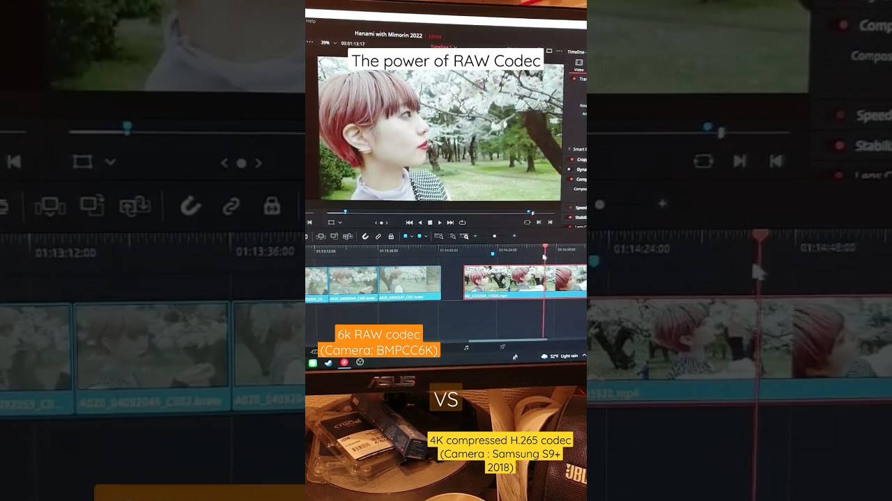 The power of RAW codec (1 of the reason why Codec does matter) - YouTube