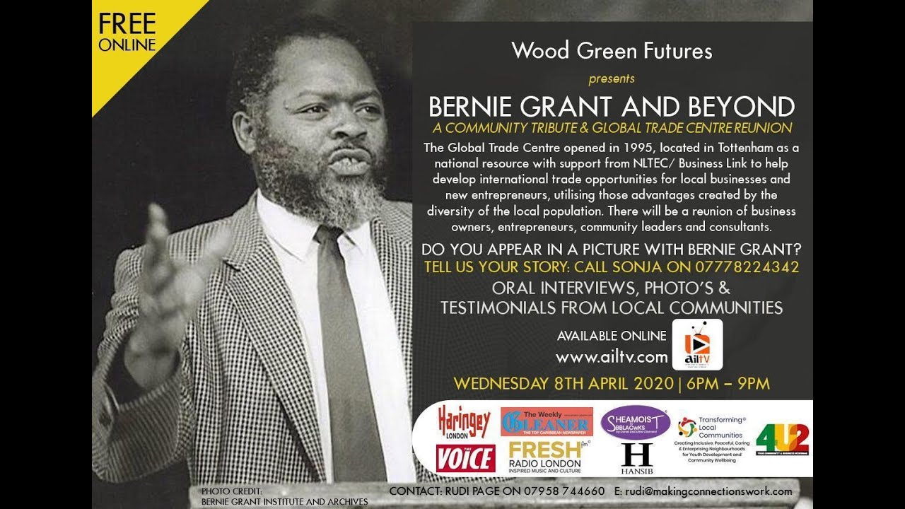 BERNIE GRANT TRIBUTE DISCUSSION 8th APRIL 2020 - YouTube