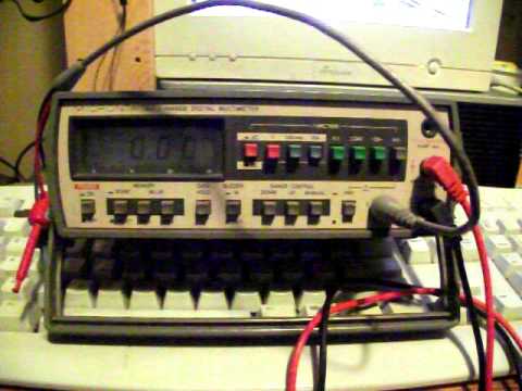 Micronta Benchtop Multimeter Model:22-195 - YouTube
