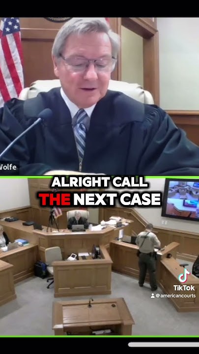Who’s whistling at Judge Wolfe? #court #judge #contemptofcourt #bond #probation - YouTube