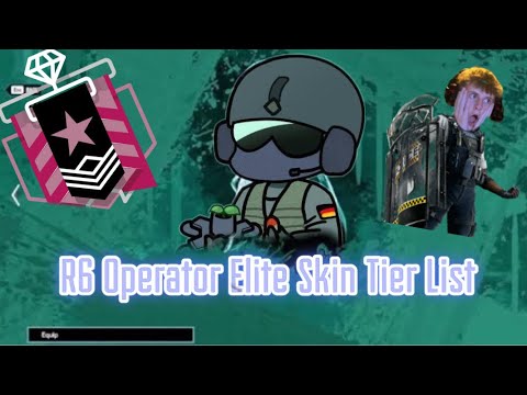 Rainbow Six Siege Operator Elite Skin Tier List Pt 1 - YouTube