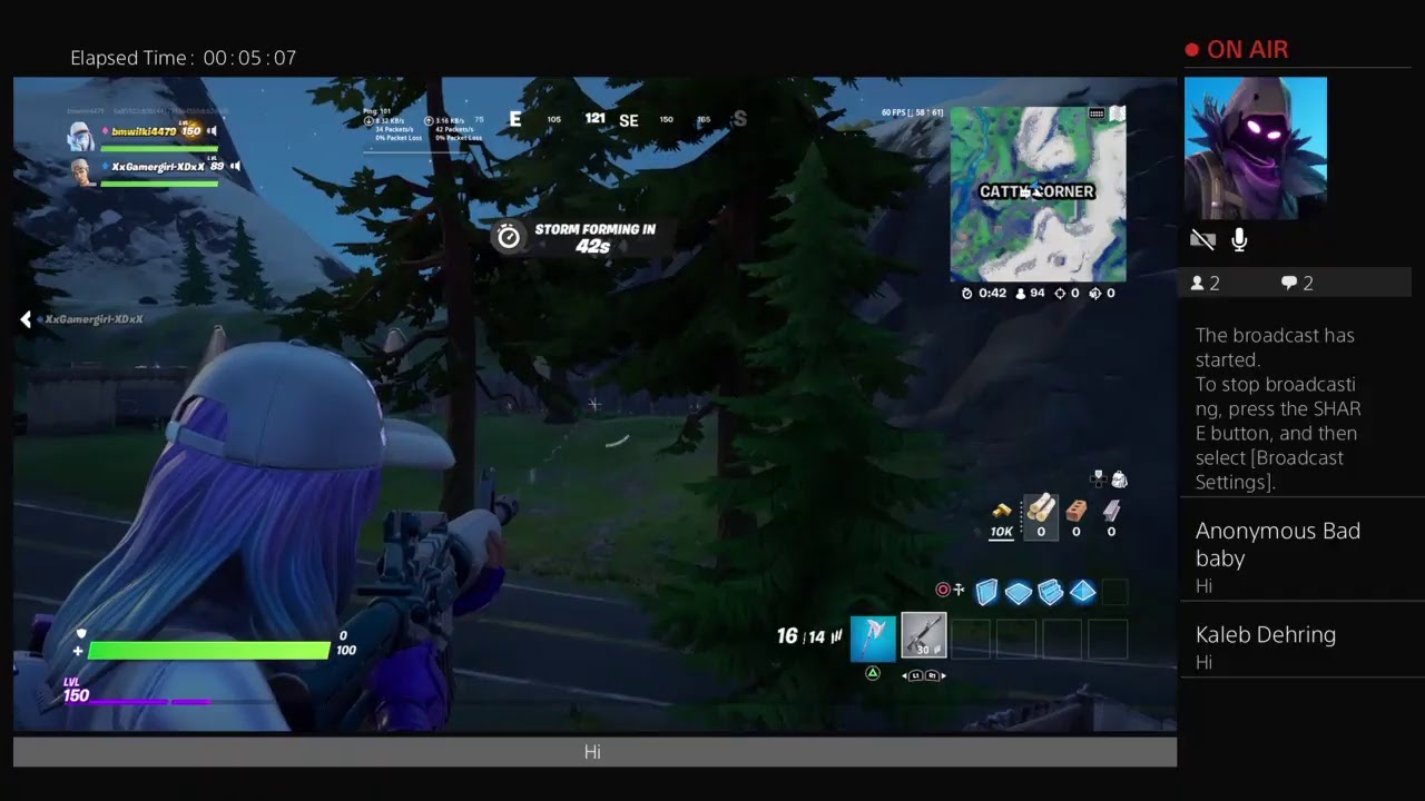 Playing Fortnite with LEAH - YouTube