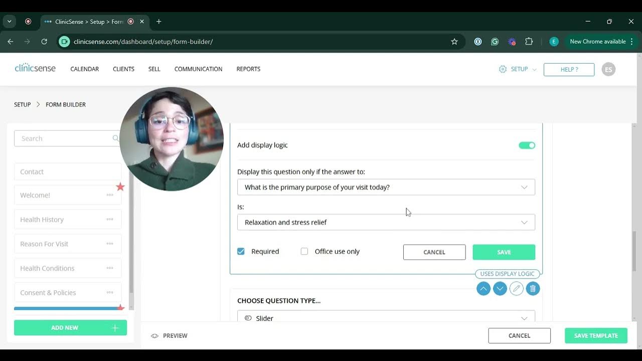 How to create intake form templates in ClinicSense - YouTube