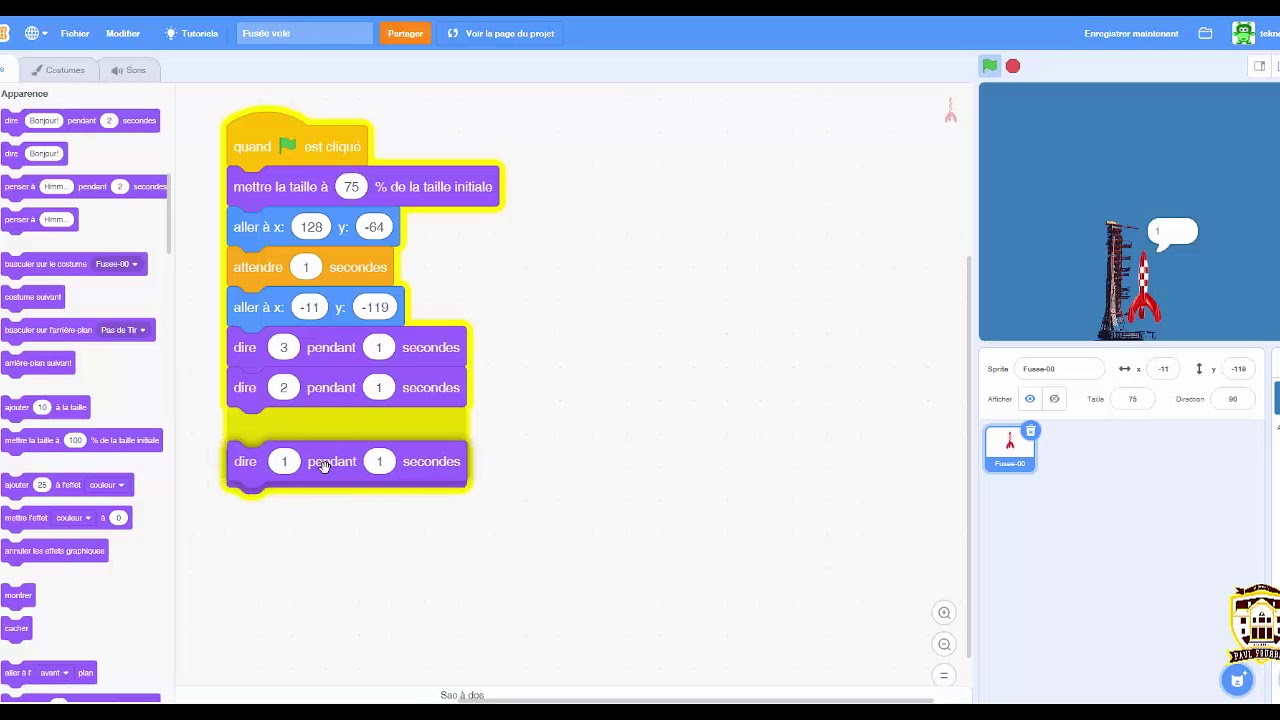 Fusée Scratch - YouTube