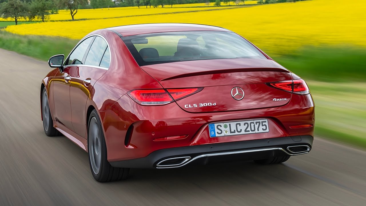 New MERCEDES CLS 300d 2022 DRIVING Exterior Interior AMG Line