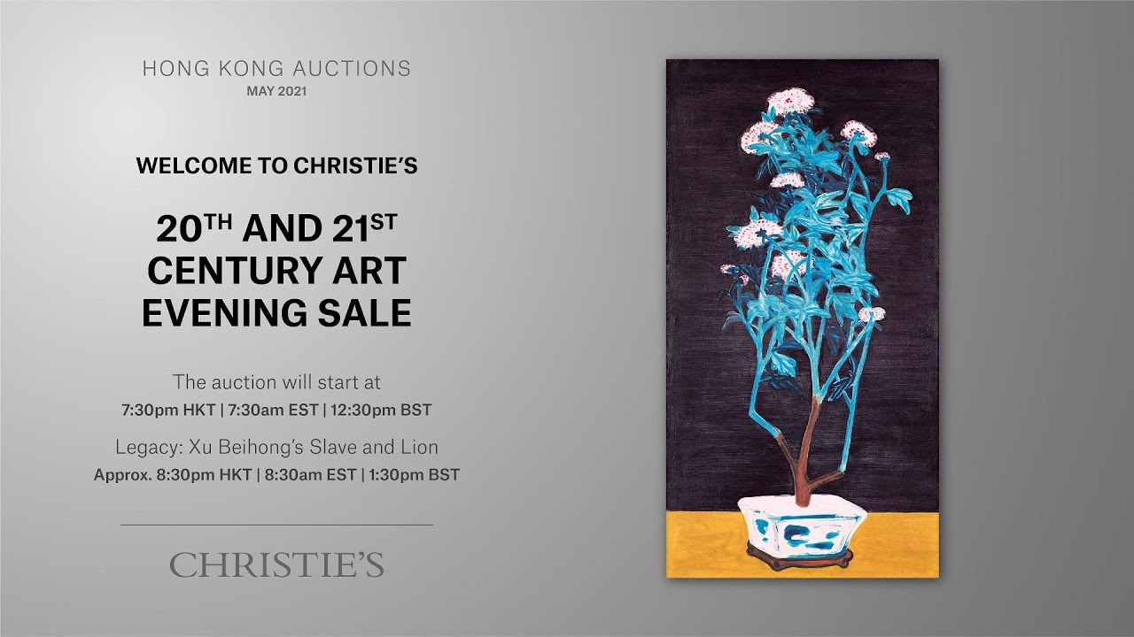 Live Stream │ 20th /21st Century Art Auctions │ Christie's Hong Kong ...