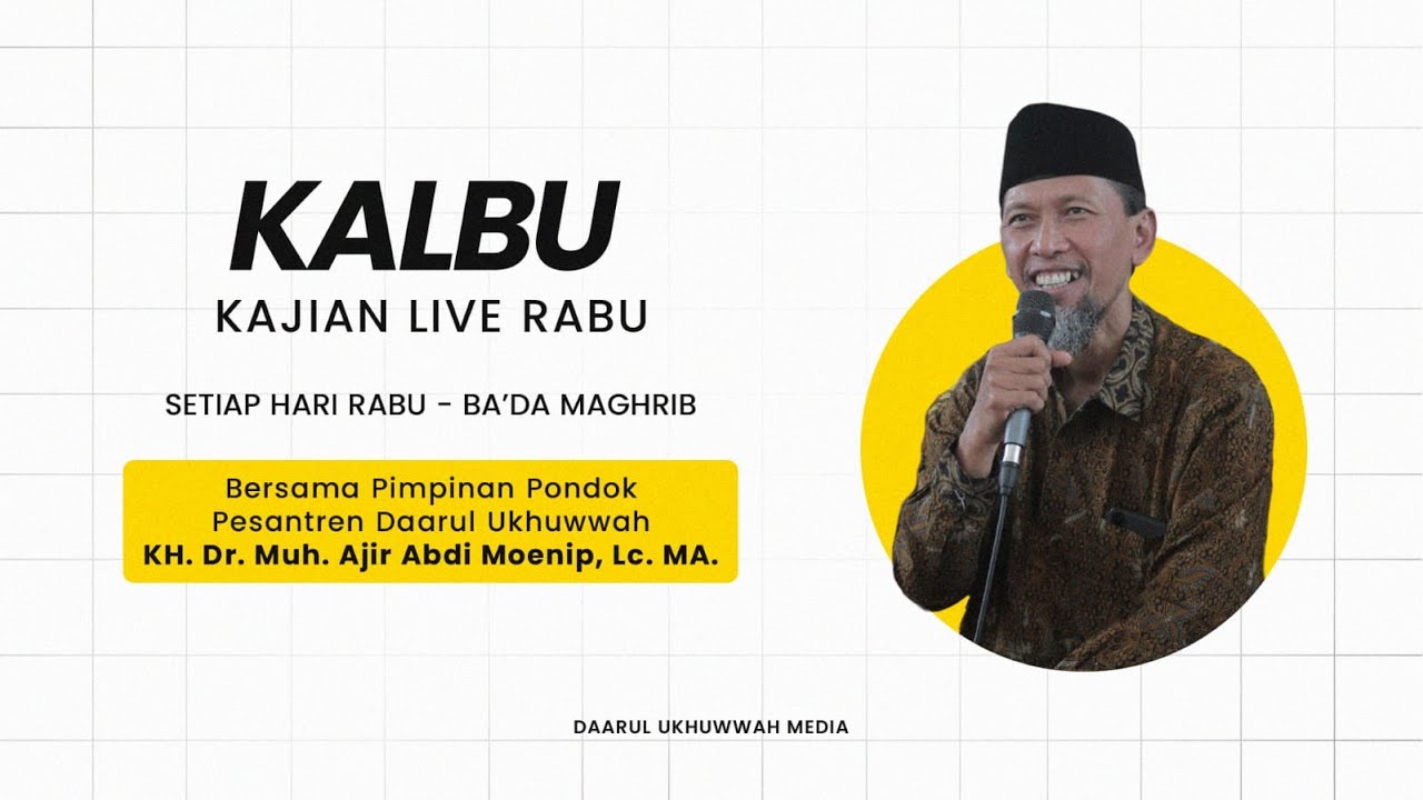 KALBU | KAJIAN LIVE RABU - YouTube