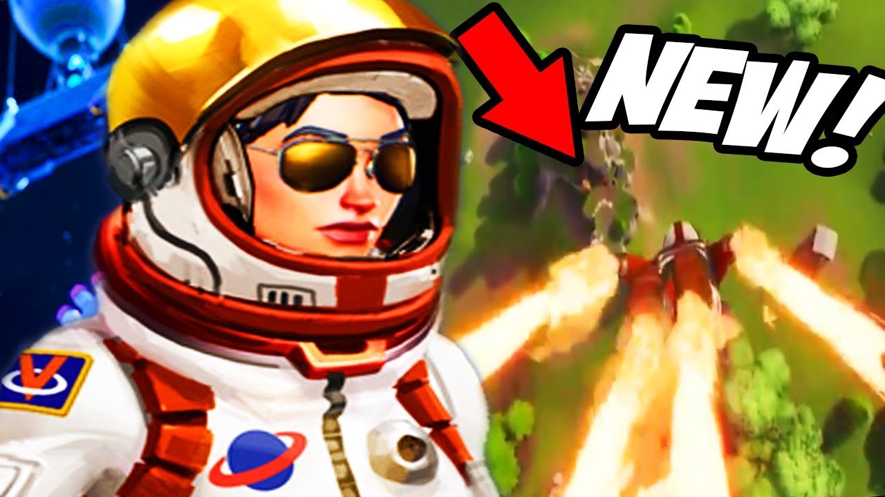 NEW SPACE SUIT + SKYDIVING TRAILS GAMEPLAY | Fortnite Battle Royale ...
