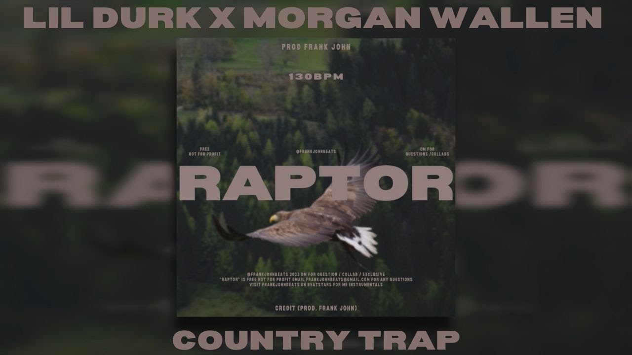Lil Durk x Morgan Wallen Type Beat - RAPTOR - Country Trap Instrumental - YouTube