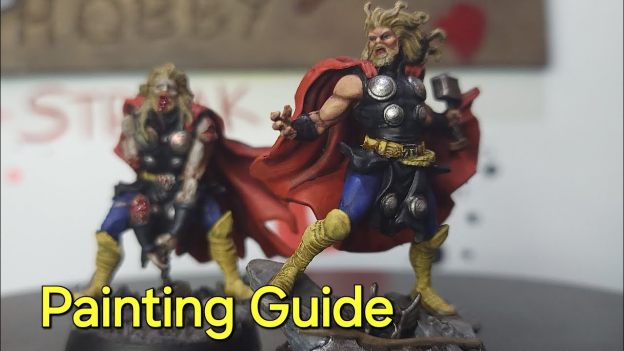Marvel Zombies Thor Painting Guide - YouTube