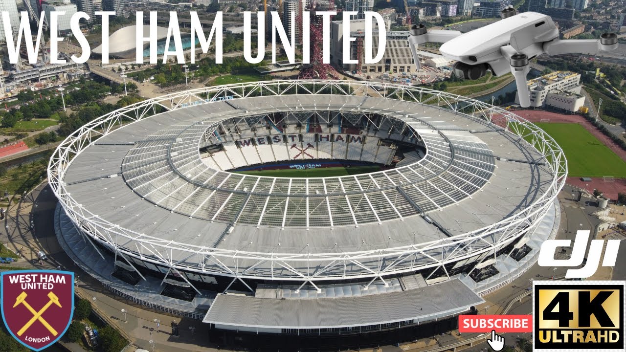 【4K】WEST HAM UNITED LONDON STADIUM 4K DRONE VIDEO TOUR - YouTube
