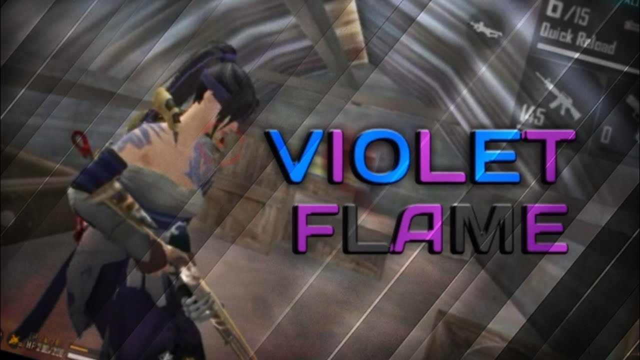 FREE FIRE HIGHLIGHTS // VIOLET FLAME BUNDLE GAMEPLAY :-) // #SAVERUOK ...