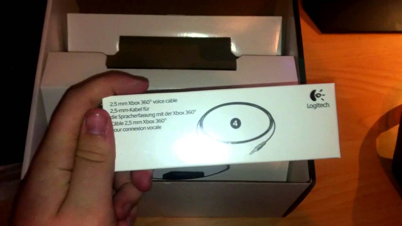 Unboxing: Das Logitech F540 Wireless Gaming Headset - YouTube