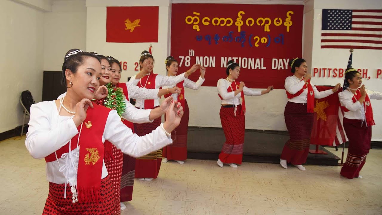 Mon Traditional Dance at the 78th Mon National Day celebration in ...