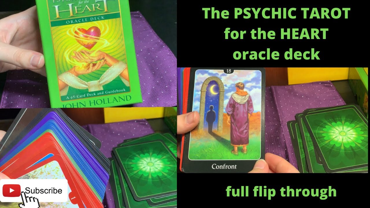 🔮The Psychic Tarot of the Heart oracle deck 📚 Full flip through - YouTube