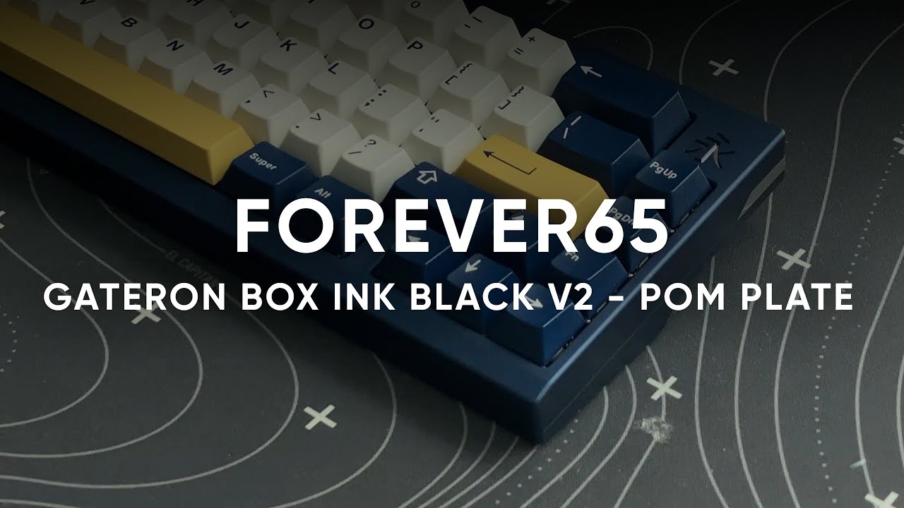 Forever65 by Drift Mechanics - Gateron Box Ink V2 on POM Plate - Typing ...