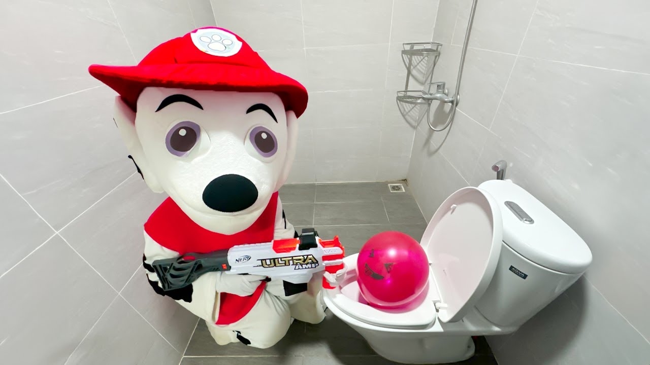 PAW Patrol Ultimate Rescue: Marshall Is Home Alone - Paw Patrol Funny ...