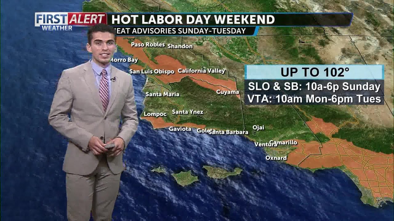 Hot holiday weekend, heat advisories Sunday & Monday - YouTube