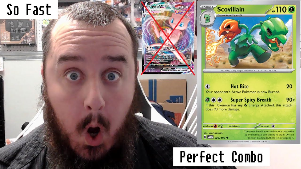Spicy Breath flows so well against Mew VMax - Pokemon TCG - YouTube