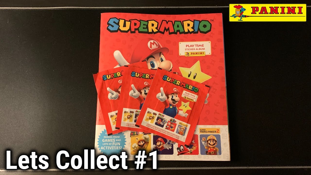 Let’s Complete Part 1 - Panini Super Mario Play Time Sticker Collection ...