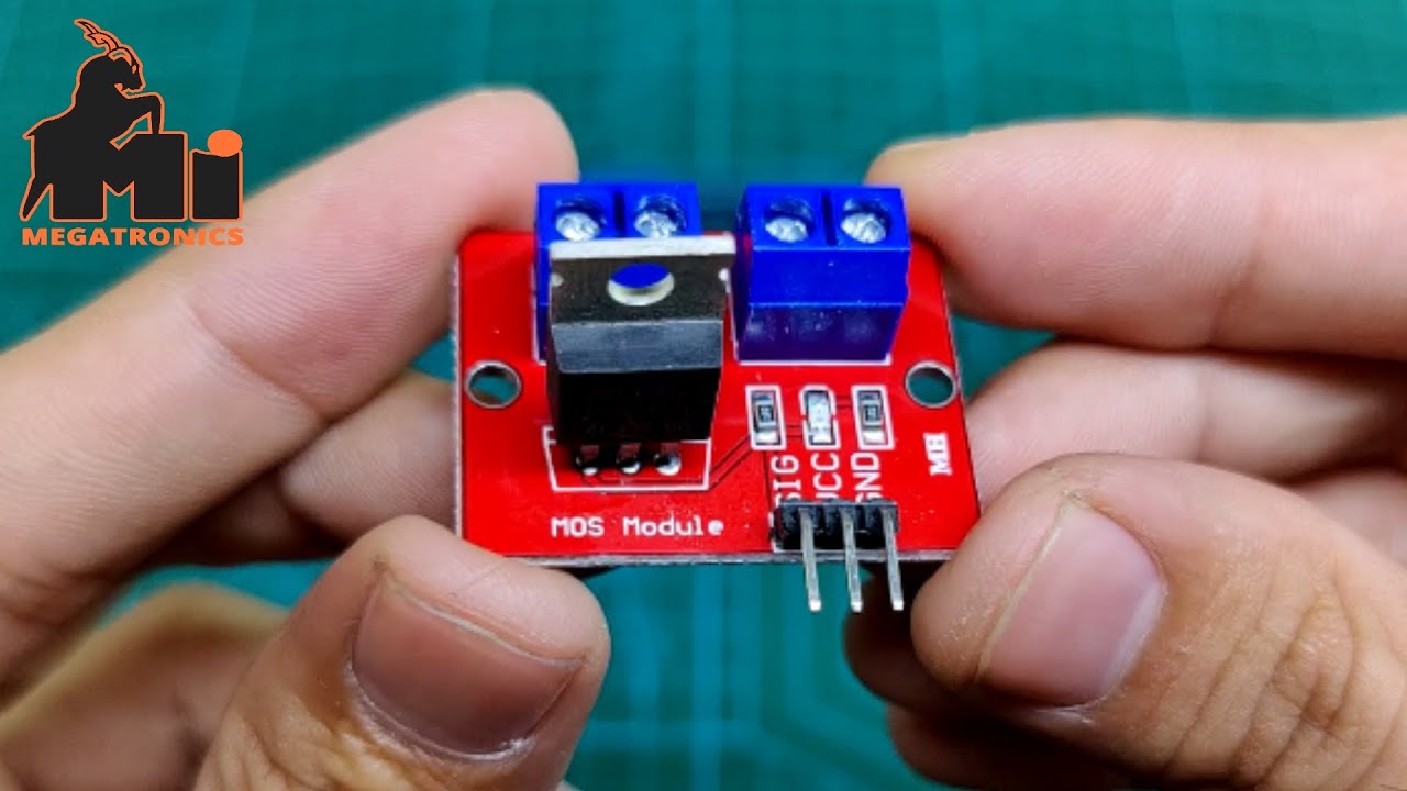 IRF520-C67S8 | IRF520 Mosfet motor Driver Module - YouTube