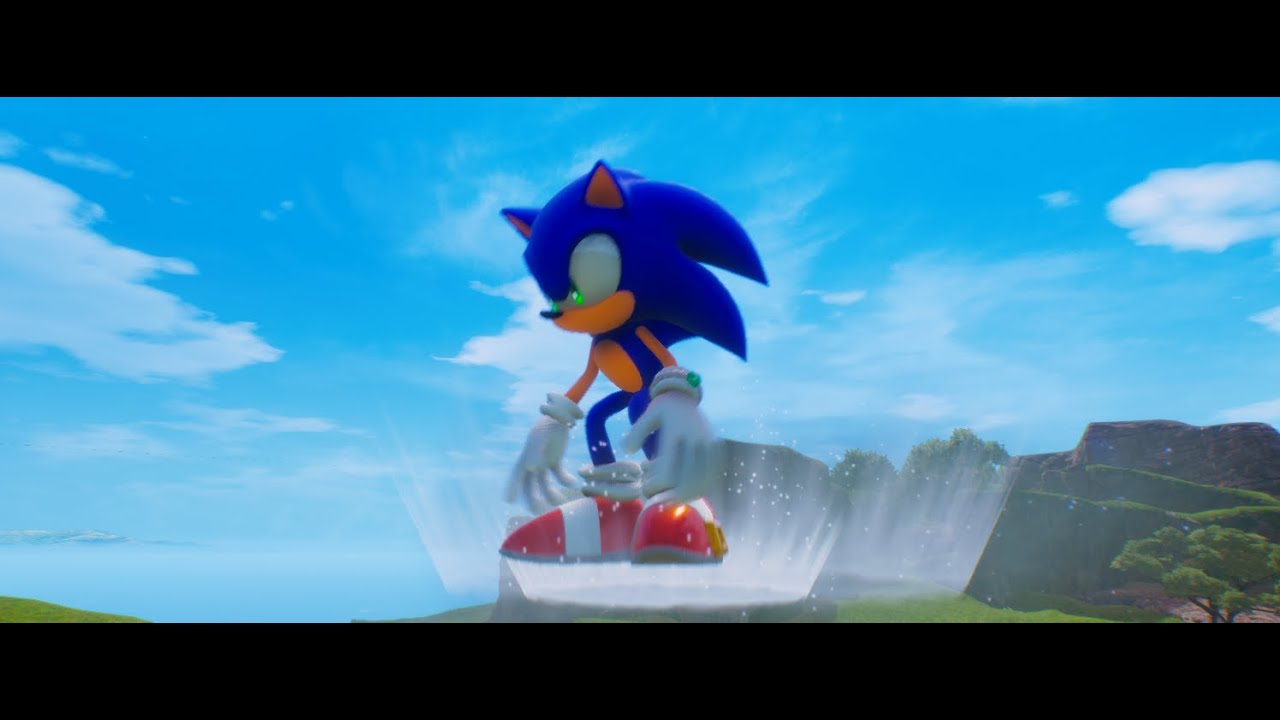 Sonic omens levitating in the air for 50 seconds - YouTube