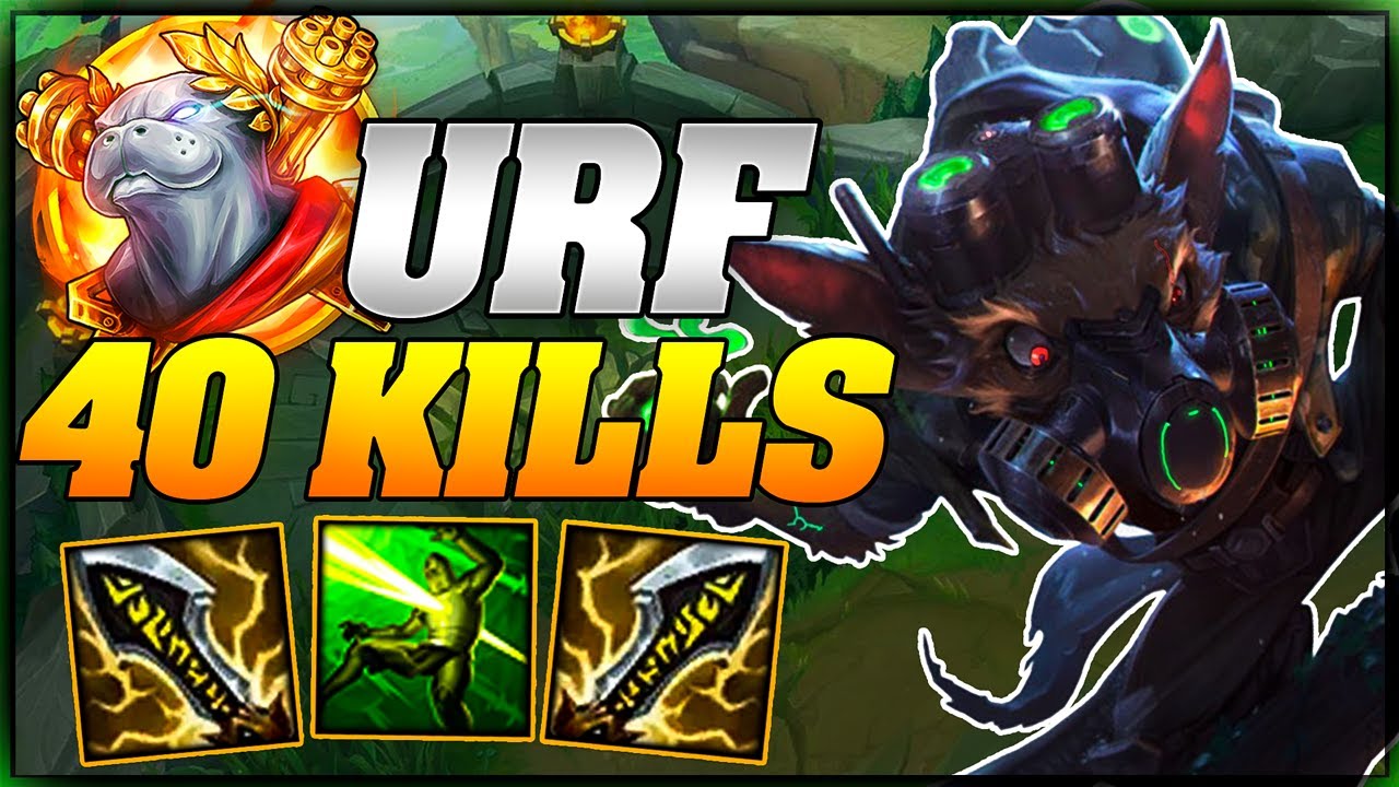 *40 KILLS* INSANE DAMAGE! (2 Autoing Everyone) | Twitch URF League Of ...
