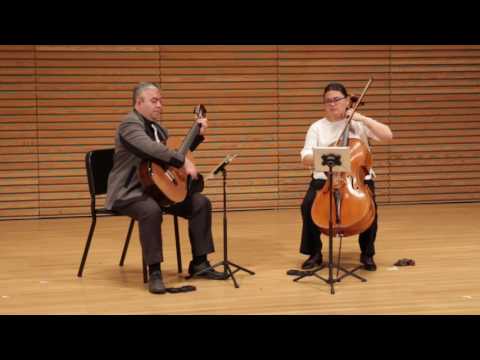 Reflexoes no 6 for cello and guitar. by Jaime M. Zenamon