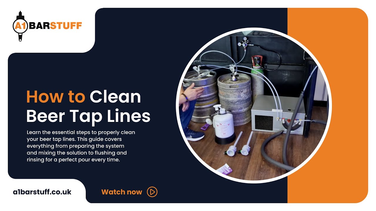 How to Clean Beer Tap Lines - YouTube