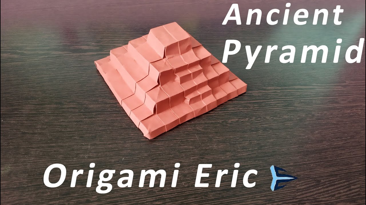 Origami Ancient Pyramid , origami Easy Pyramid (Jo Nakashima) - YouTube
