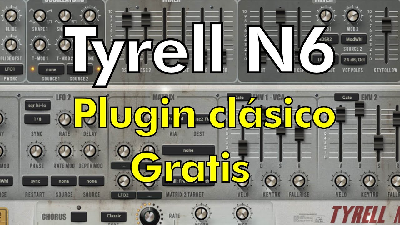 Tyrell N6 - plugin clásico gratis - YouTube