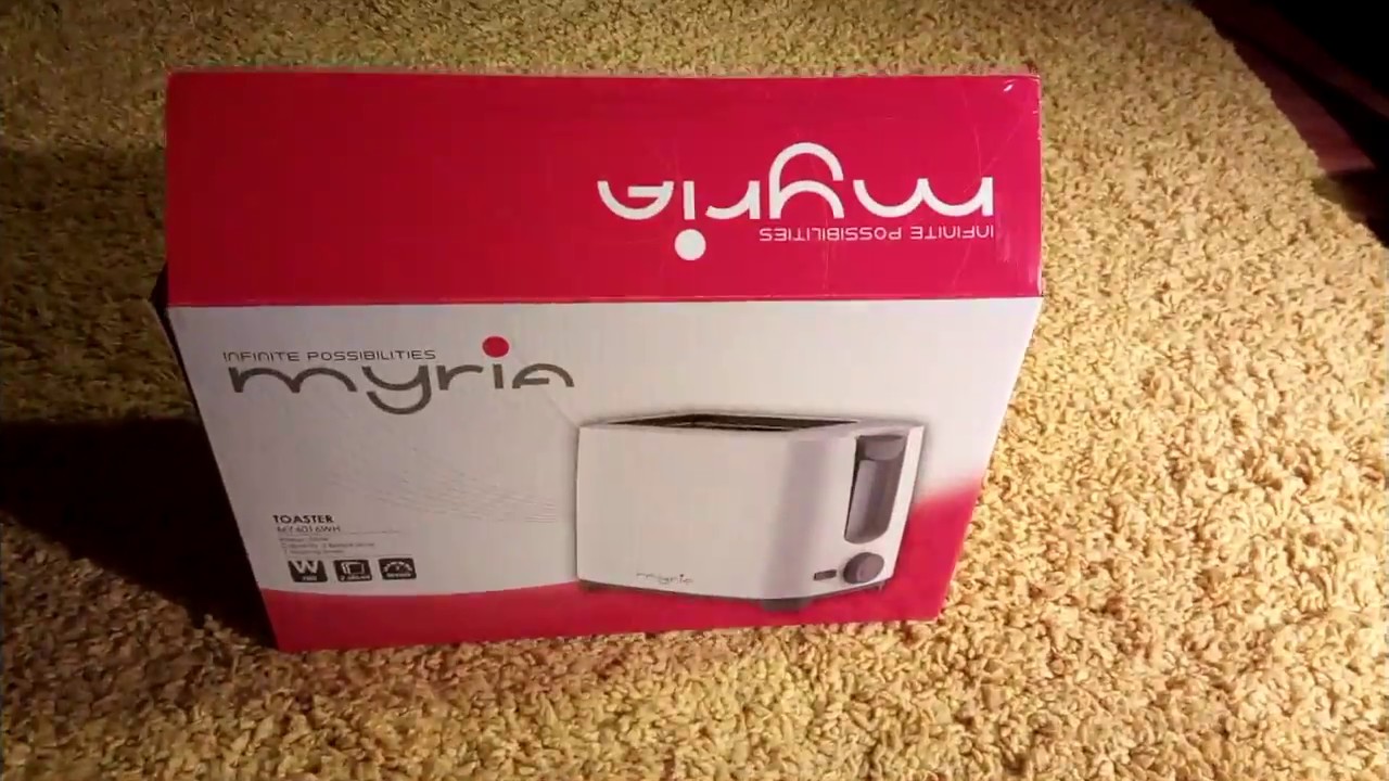 Myria MY4016WH Toaster - UNBOXING - YouTube