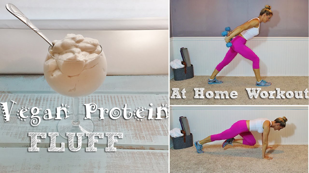 Vegan Protein Fluff (Ice Cream) | At Home Workout | Why do Vegans care ...
