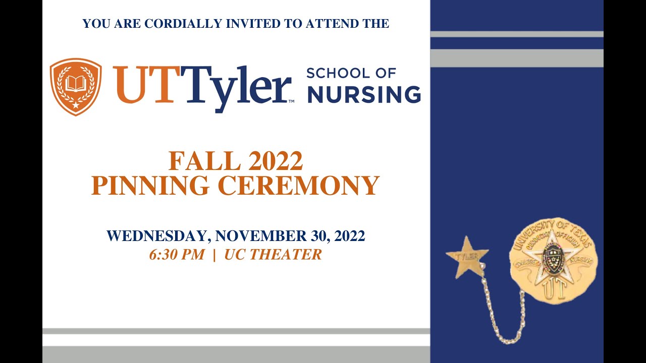 Fall 2022 Pinning Ceremony - YouTube