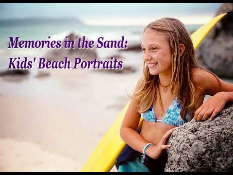 Memories in the Sand: Kids' Beach Portraits Photography