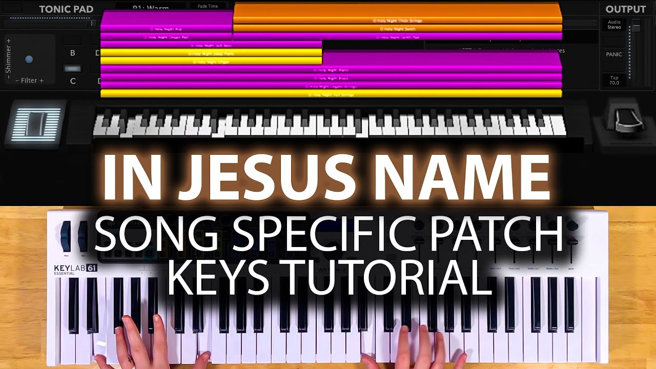 In Jesus Name - MainStage patch keyboard tutorial- Israel and New Breed ...