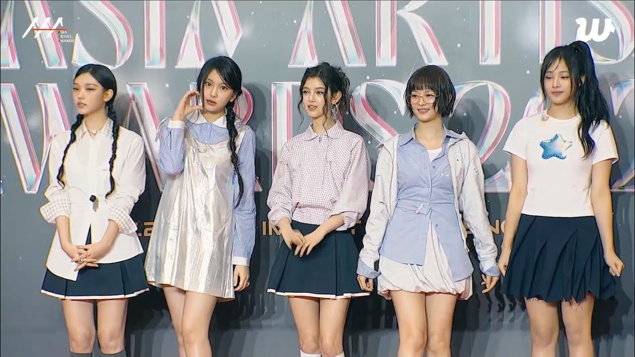 NewJeans RED CARPET at AAA 2024 in Bangkok 241227 - YouTube