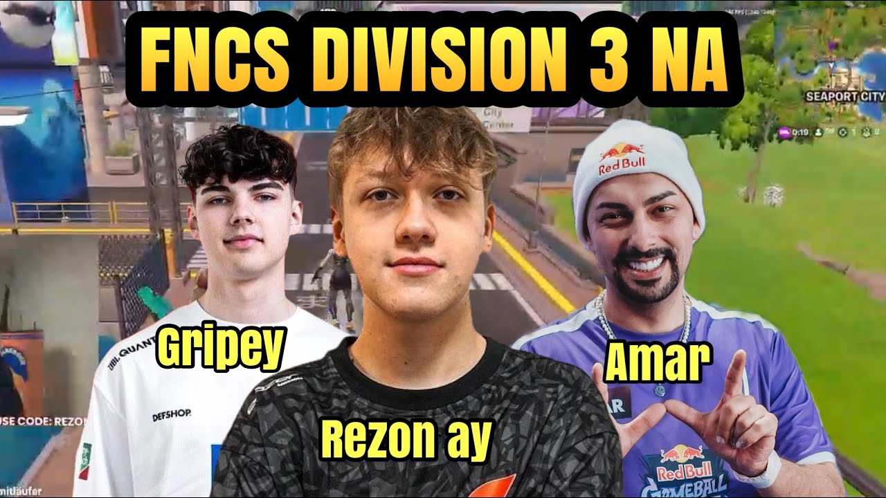 Rezon ay Amar Gripey FNCS DIVISION NAE😱 l Amar erste FNCS Runden - YouTube
