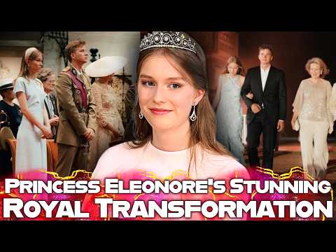Princess Eleonore's Remarkable Transformation | Belgium's Young Royal Steps Into the Spotlight