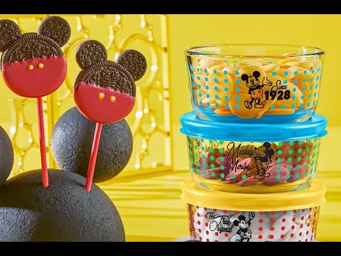 Cutest Mickey Mouse Snack Containers You Can't Have! NEW Disney Pyrex ...