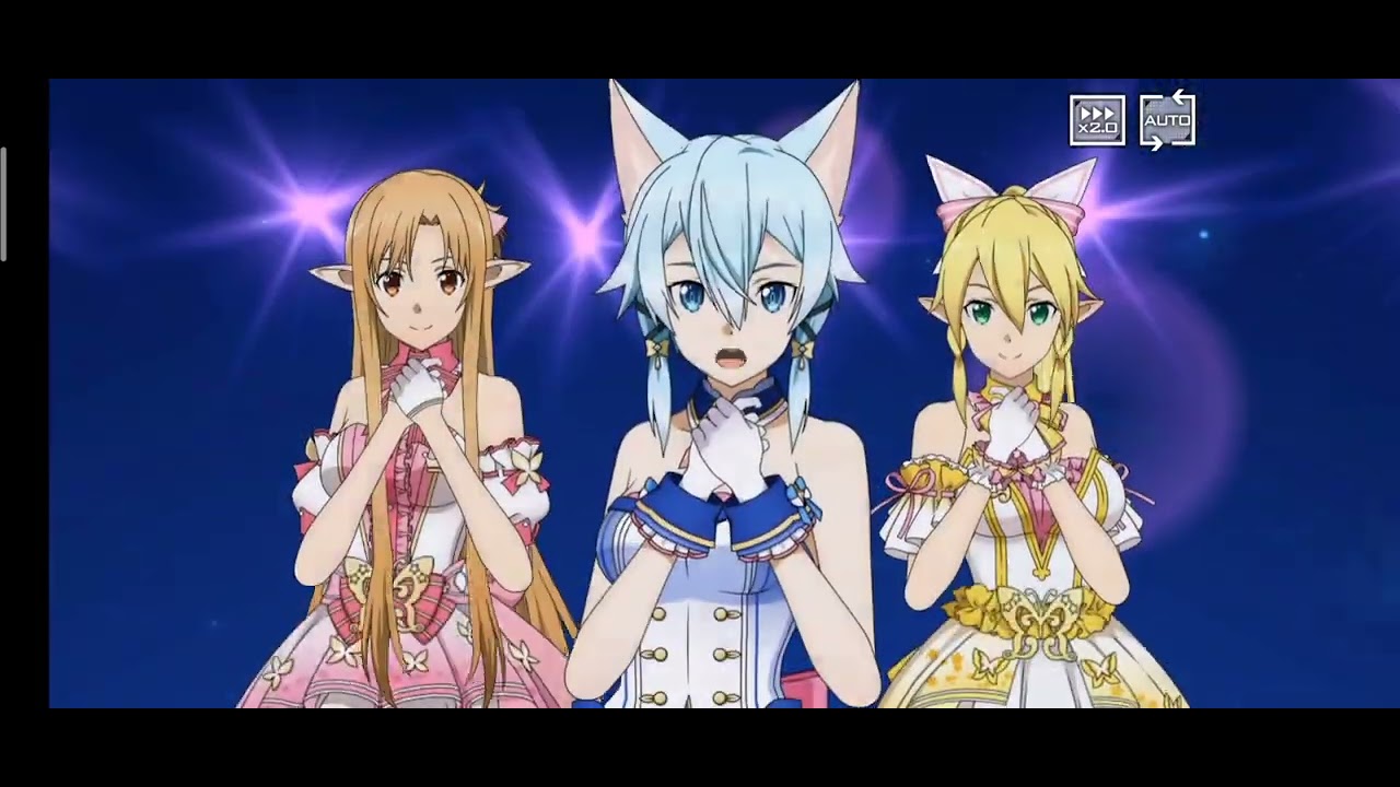 GAME SAOUB: SKIN IDOL UNION (ASUNA, LEAFA, SINON) REVIEW SKIN + SKILL ...