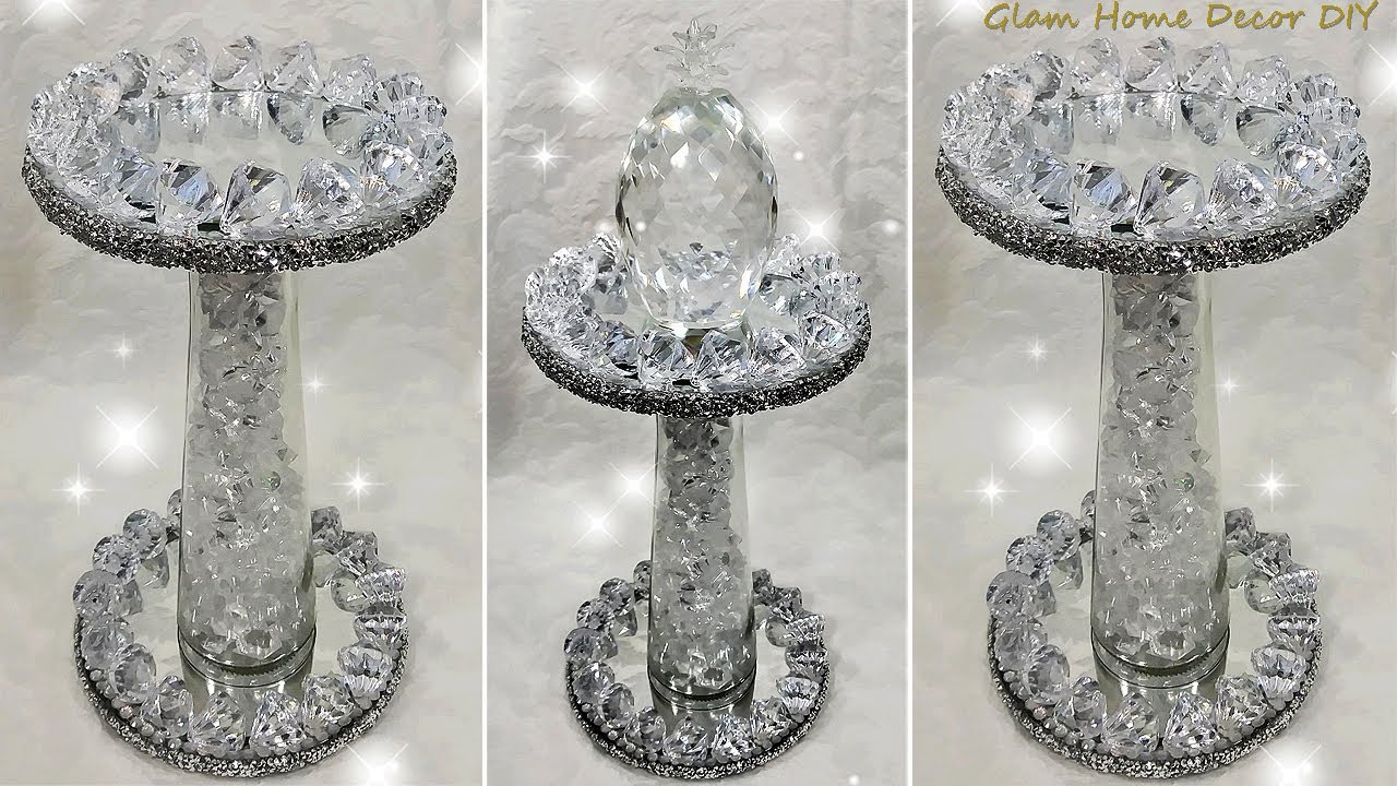 DIY Dollar Tree Budget Two Tier Display Stand DIY Elegant Home Decor ...