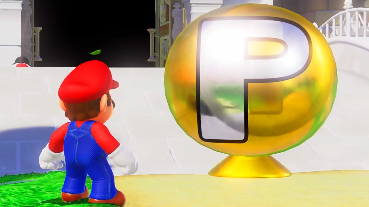 What happens when Mario collects the P-Balloon in Super Mario Odyssey ...