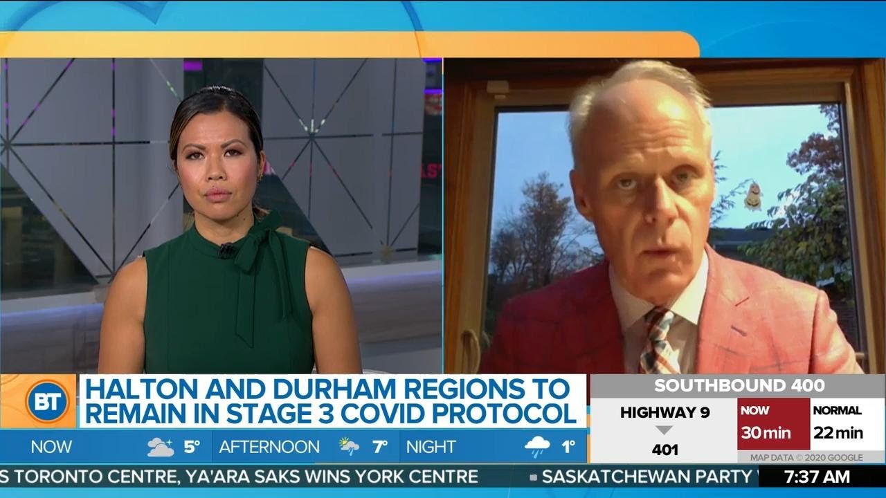 Oshawa Mayor Dan Carter discusses Stage 3 COVID protocols in Durham ...