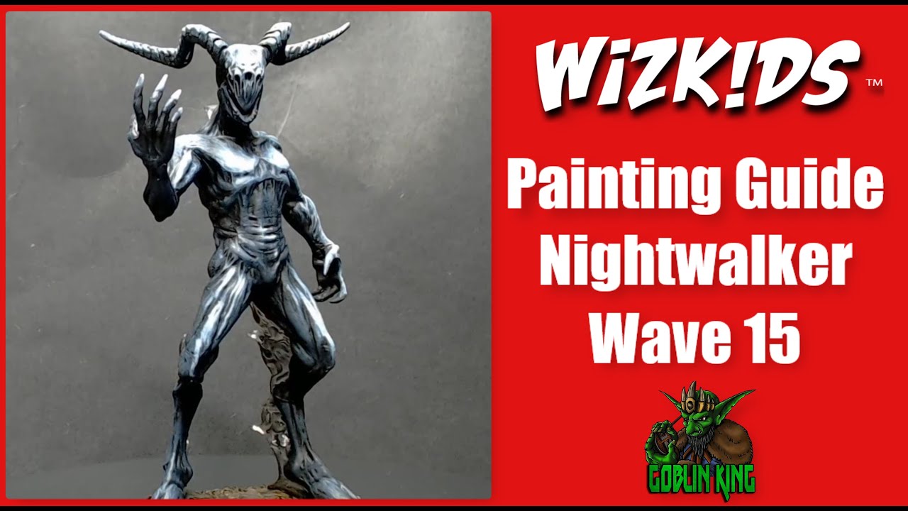 Wizkids Games, Nightwalker, Wave 15, Easy Painting Guide, D&D - YouTube