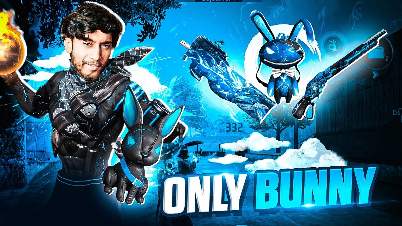 Only Rabbit Items Challenge Solo vs Squad Gameplay - Free Fire Max ...