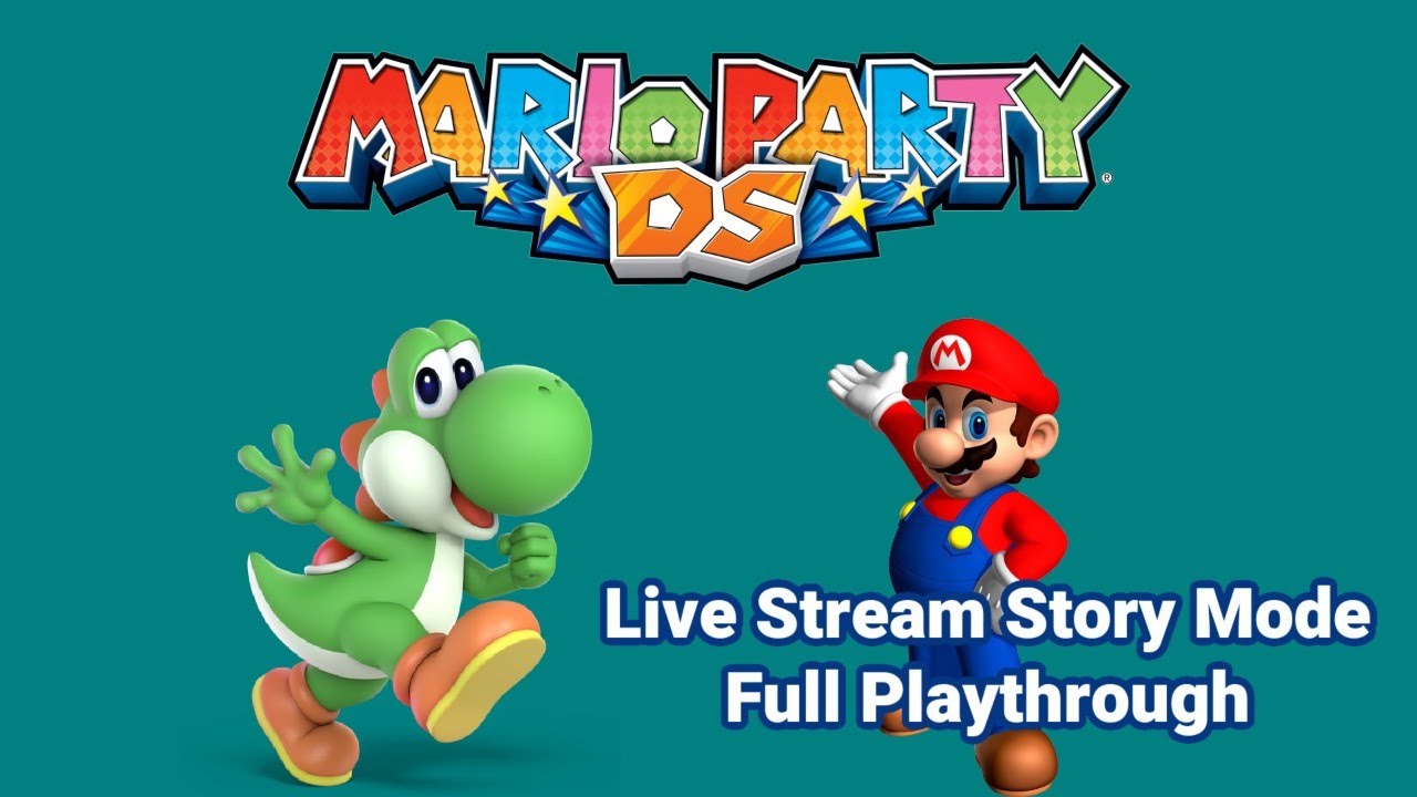 Mario Party DS Live Stream Story Mode Full Playthrough with Yoshi - YouTube
