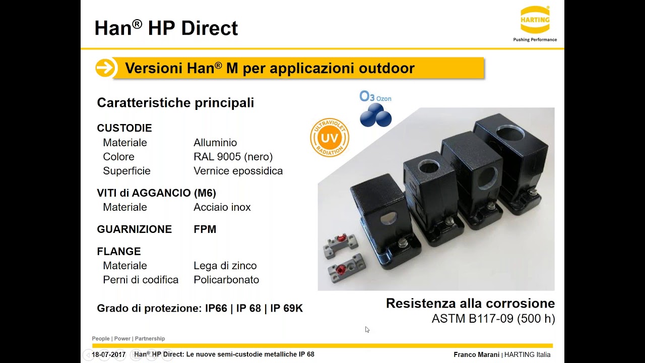 Webinar 18 Luglio 2017 HARTING Han HP Direct - YouTube